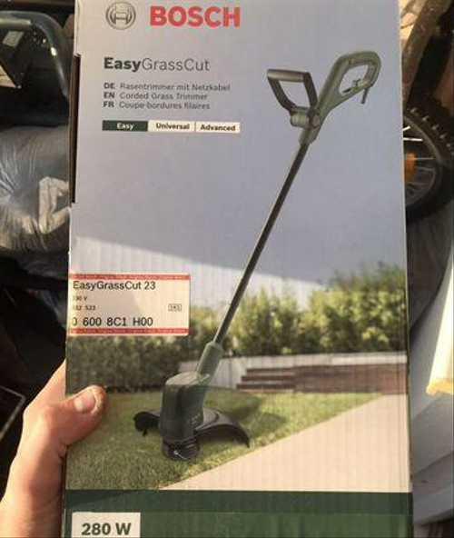 Триммер садовый bosch easy cut 23