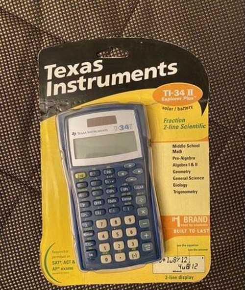Калькулятор texas instruments ti-34 ii explorer pl