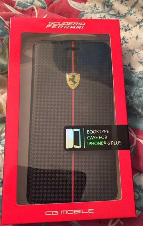 Новый чехол-книжка Ferrari для iPhone 6 Plus