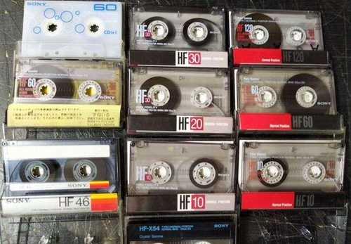 Аудиокассеты sony Япония 10 штук