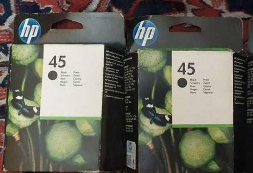 Картридж струйный HP 45 (51645AE) черный