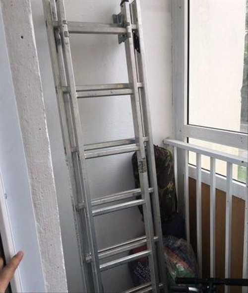 Лестница раскладная алюминиевая centure RT3 7 ступ