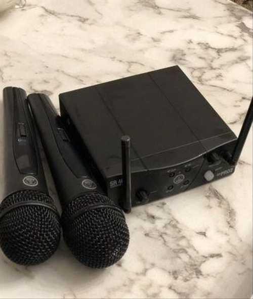 Микрофон akg mini dual wms40