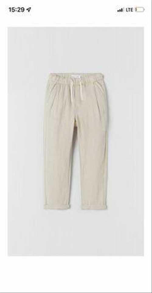Льняные брюки Zara