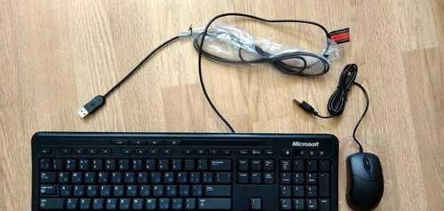 Новая клавиатура Microsoft и мышь