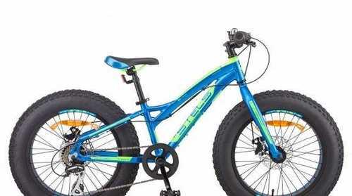 Велосипед 20д. Stels fatbike Aggressor синий V010