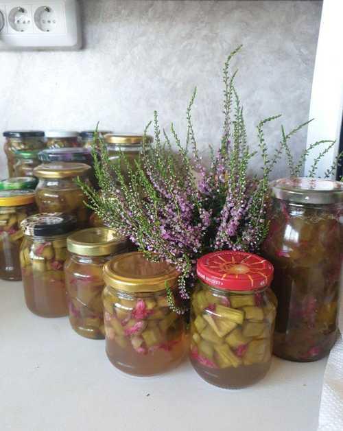 Варенье из решения с лепестками