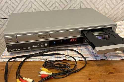 Видеомагнитофон Panasonic VHS, DVD/CD с пультом