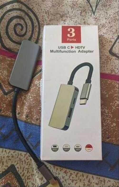 Hdmi USB type C адаптер