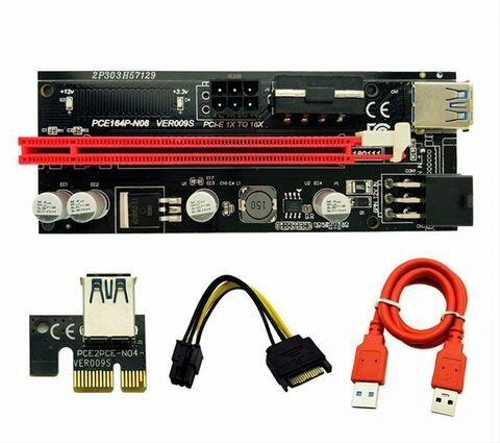 Riser PCI-E VER009s удлинитель для видеокарты