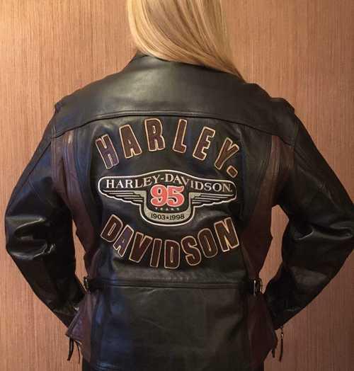 Кожаная куртка Harley Davidson, женская