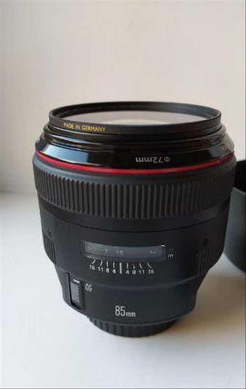 Объектив Canon 85 1.2 L II USM