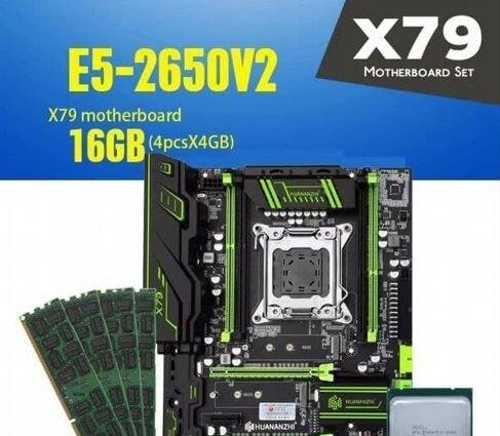Xeon e5 2650v2/2620v2/huananzhi X79/16Gb DDR3