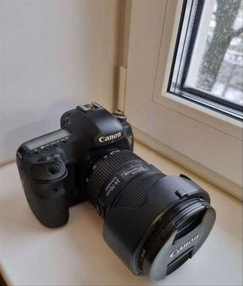 Сanon 5d mark iii с объективом 24-70