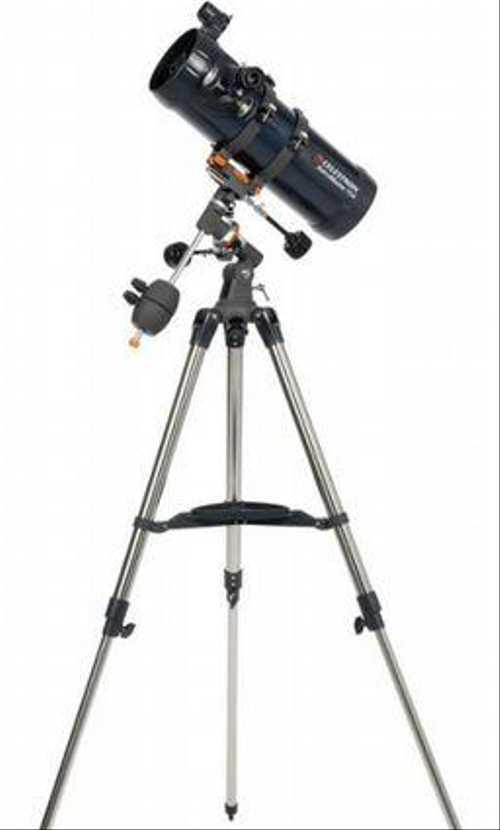 Телескоп Celestron AstroMaster 114 EQ синий/черный