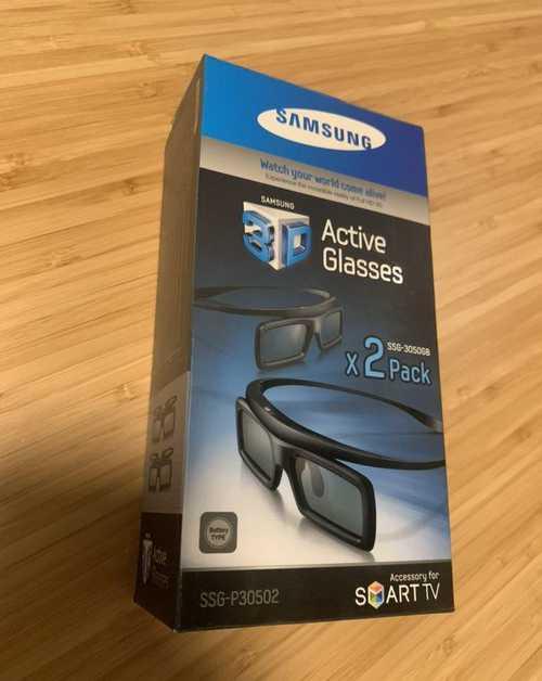 3D очки для телевизора Samsung -Active Glasses 2шт