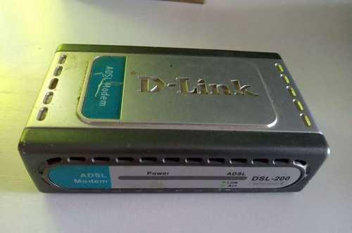 D link dsl 200 настройка