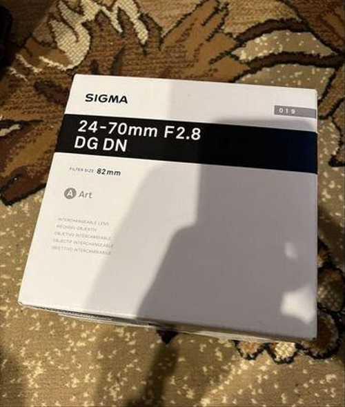 Обьектив Sigma 24-70 F2.8 DG DN ART для Sony E-mou