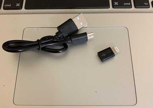 Кабель micro usb и переходник на lightening
