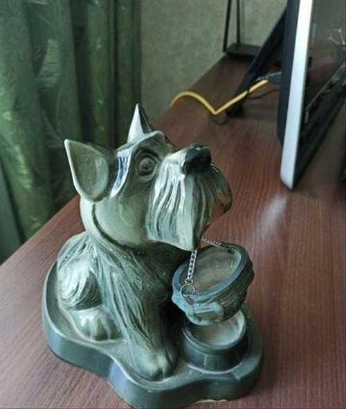 Фигурка собаки керамическая