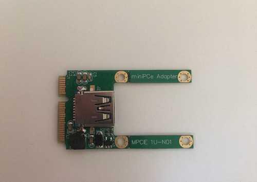 Адаптер mini pci-e USB 3.0