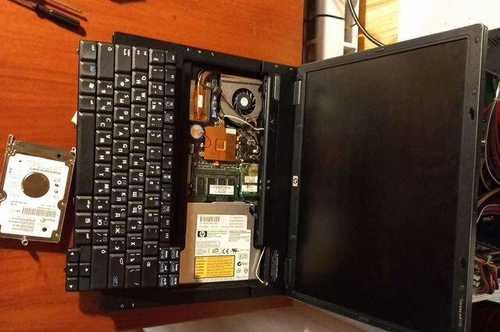Нерабочий ноутбук HP hstnn-105c (с зарядкой)
