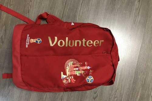 Рюкзак от волонтёрской формы чм по футболу 2018 fi