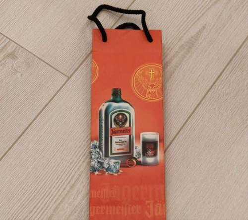 Jagermeister подарочный пакет для бутылки
