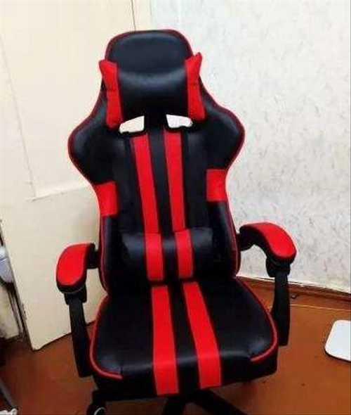 Игровое компьютерное кресло с вибро массажем