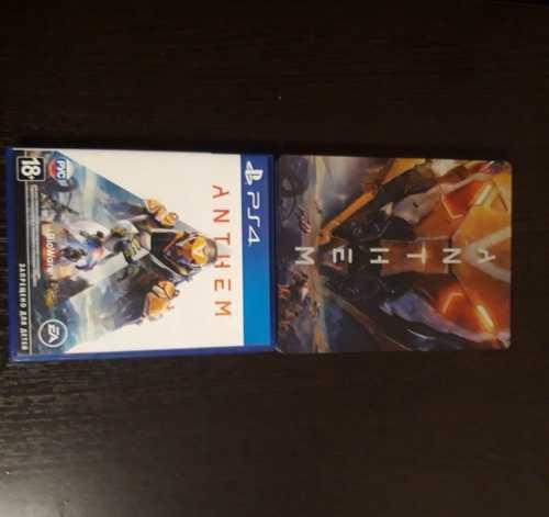Диск Anthem для PlayStation 4 +Steelbook