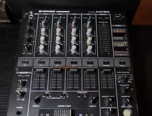 Микшерный пульт Pioneer DJM 500