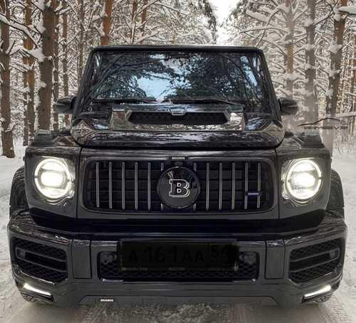 Юбка переднего бампера Brabus Mercedes G-class 464