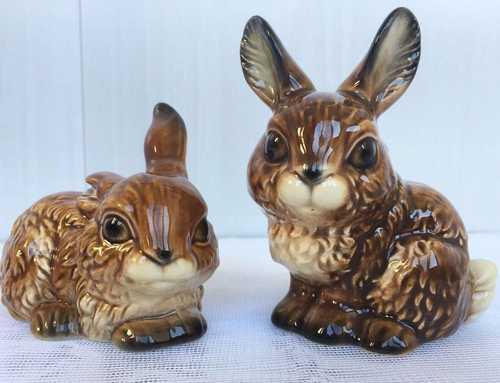 Фигурки кроликов, зайцев,фарфор, Западная Германия