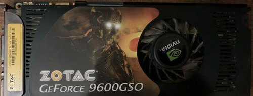 Видеокарта GeForce 9600 GSO 512Mb