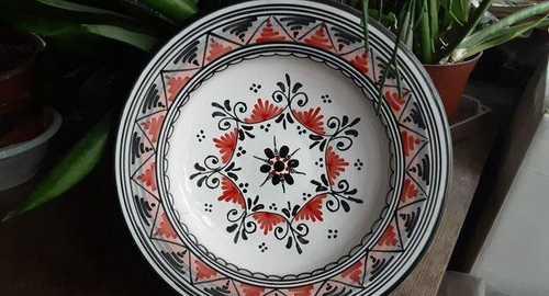 Блюдо тарелка декоративная Испания керамика настен