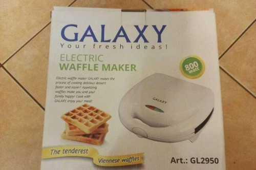 Вафельница galaxy electric waffle maker gl2950