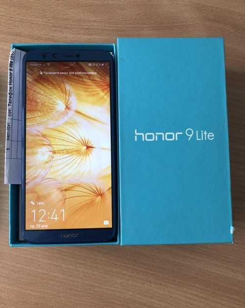 Телефон Huawei honor 9lite