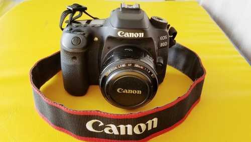 Canon 80D + объектив 50mm 1.8 II