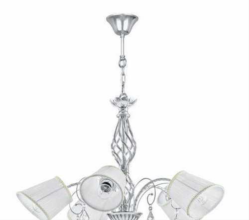 Lightstar Люстра esedra 5x40W E27 silver foilткань