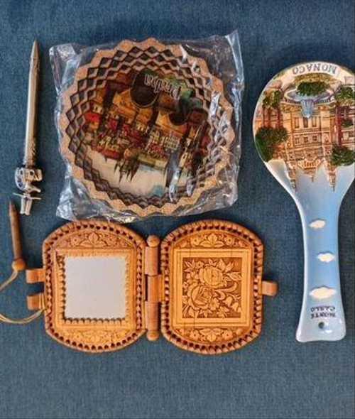 Сувениры подставка под ложку из Монако, декоративн