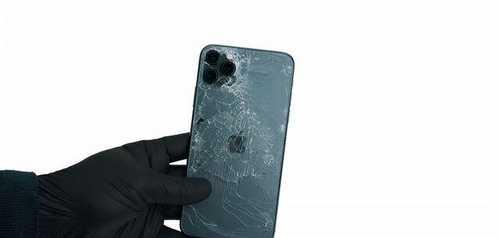 Замена стекла задней крышки на iPhone лазером