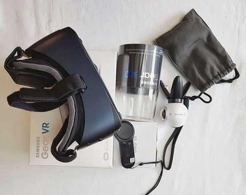VR очки Samsung с джойстиком и Экшн-камера Samsung