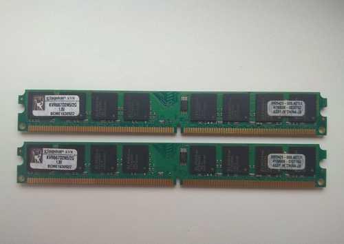 Оперативная память DDR2 2Gb, 2 шт