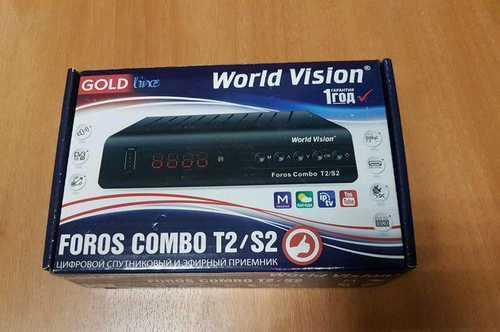 Ресиверы world vision foros combo. World Vision foros Combo t2/s2. ТВ тюнер World Vision foros Combo t2/s2. World Vision foros Combo t2/s2 шаринг. Ресивер World Vision foros Ultra.