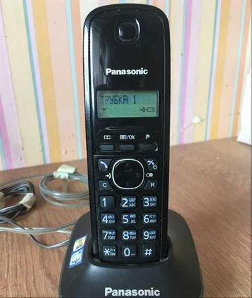 Телефон беспроводной (dect) Panasonic KX-TG1611RUH