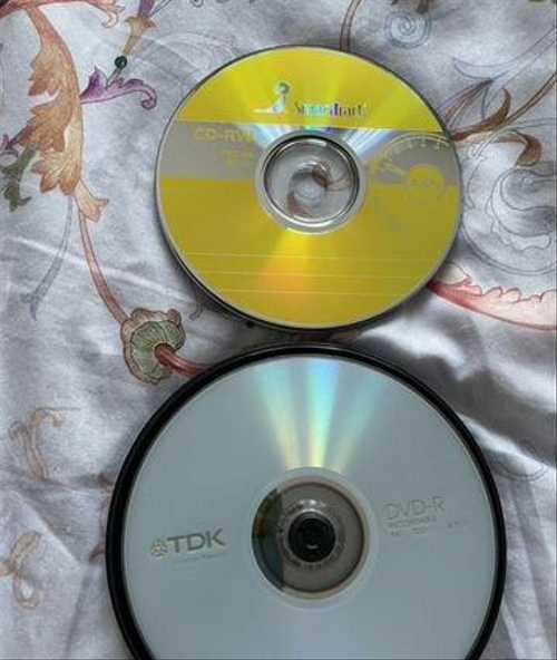 Болванки DVD-R TDK, CD-RW
