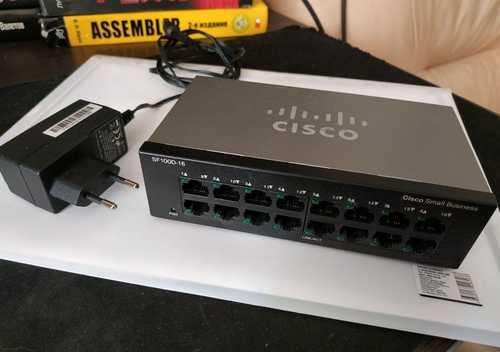 Коммутатор 16 портов Cisco SF100D-16 v2