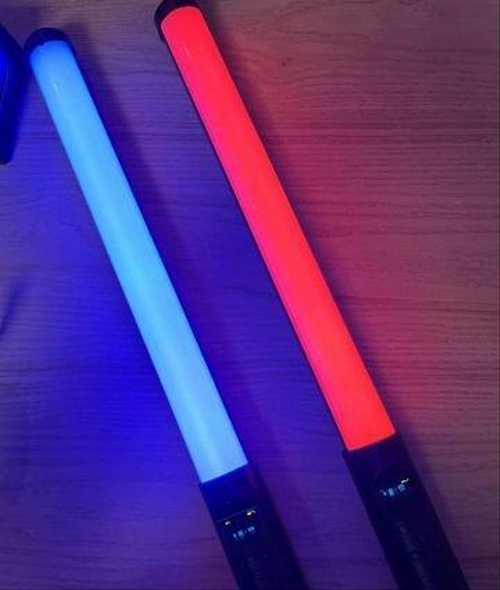 Светодиодная лампа меч TikTok RGB Light Stick фото