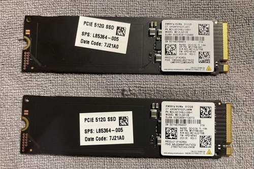 Новый накопитель SSD Samsung PM991a NVMe 512GB