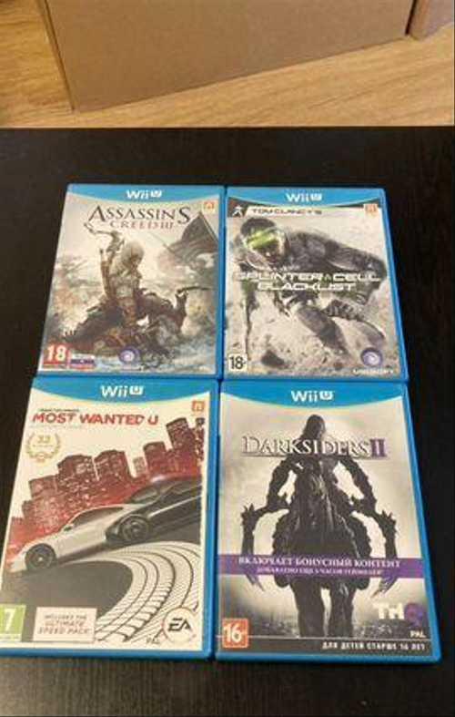 Игры Wii U nfs assassin splinter darksiders